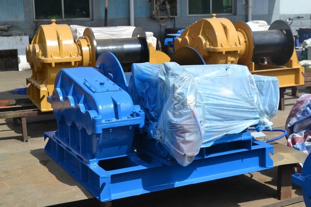 2ton for Double Drum Winch machine Ordered By Indonesia Customer ...