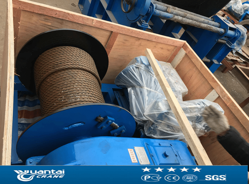 10 TON ELECTRIC WINCH WITH 100M 12 SETS SHIPPING TO VIETNAM ...