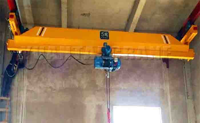 5 Ton under running Overhead Crane for a Hardware Store in the Philippines