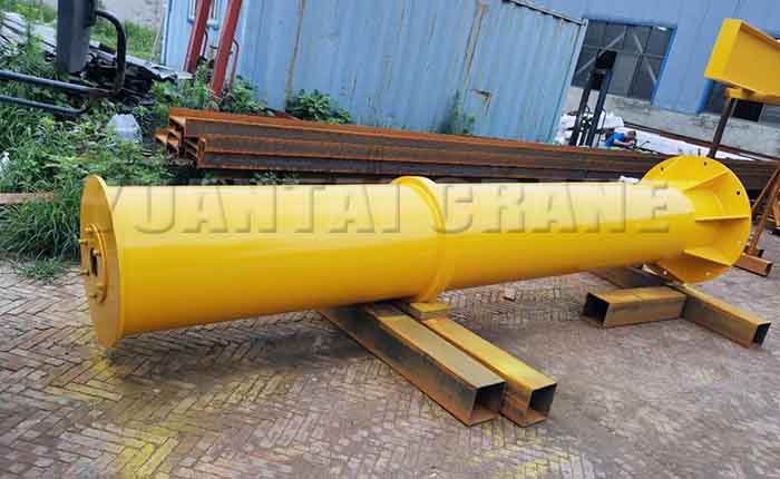 1 Ton Mobile Jib Crane for Hardware Store in Cambodia